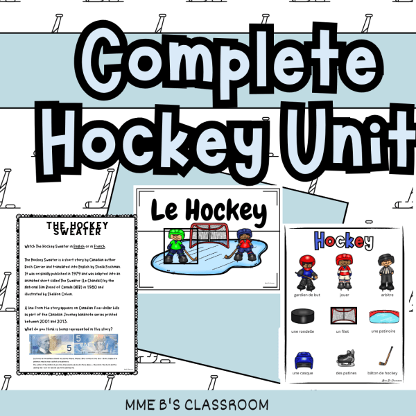 Le Hockey – French Mini Unit About Hockey – Mme B's Classroom